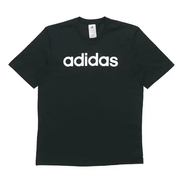 Adidas E Lin Tee Casual Sports Short Sleeve - Black