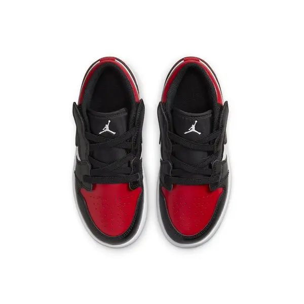 JORDAN 1 Low Alt "bred Toe - Black/white/red
