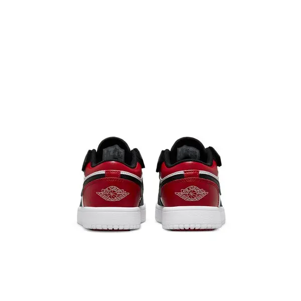 JORDAN 1 Low Alt "bred Toe - Black/white/red