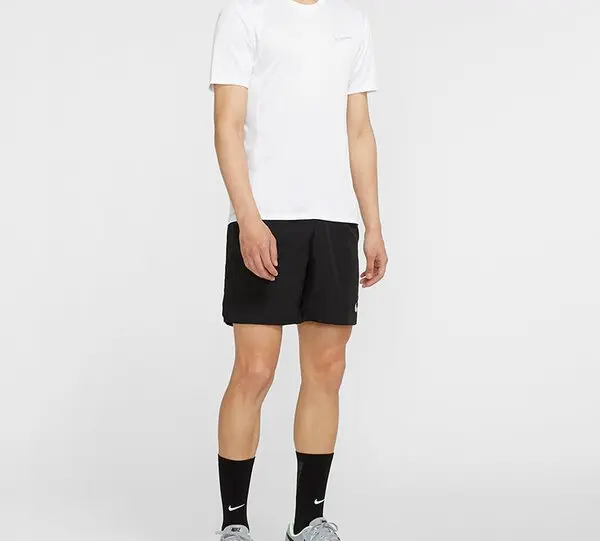 Nike Miler Short Sleeve Running Top - White
