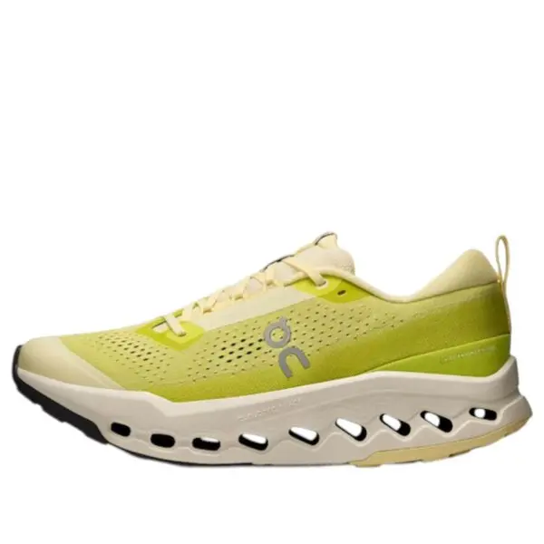 On Cloudsurfer Trail 2 Sneakers - Ivory/lime