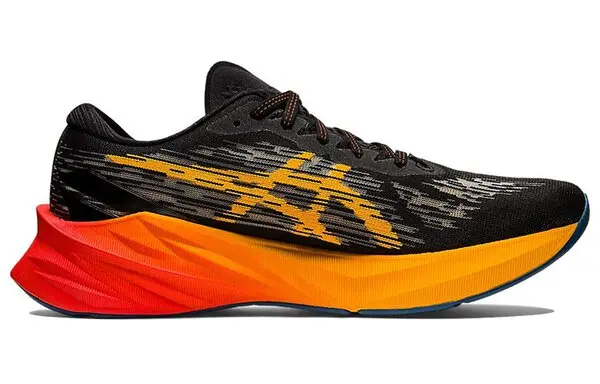 Asics Novablast 3 Low Top Athletic Sneakers - Black