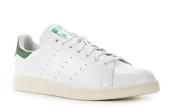 Adidas Originals Stan Smith Full Grain Leather Sneakers - White