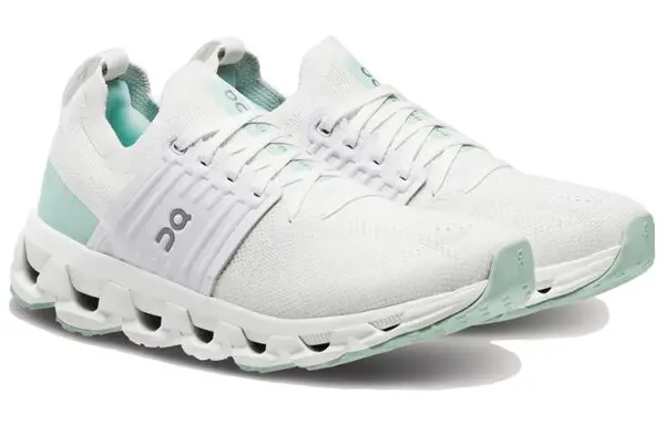 On Cloudswift 3 Athletic Sneakers - White/green