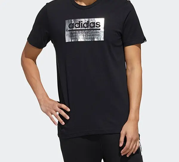 Adidas M Foil Box T Printing Short Sleeve