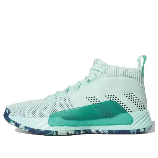 Adidas Dame 5 'suga Gee' Mid-top Basketball Sneakers - Green