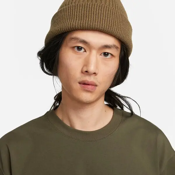 Nike X Long Sleeve Tee 'olive Green - Olive Green/orange