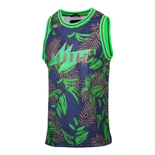 JORDAN Wings Printed Basketball Vest - Purple