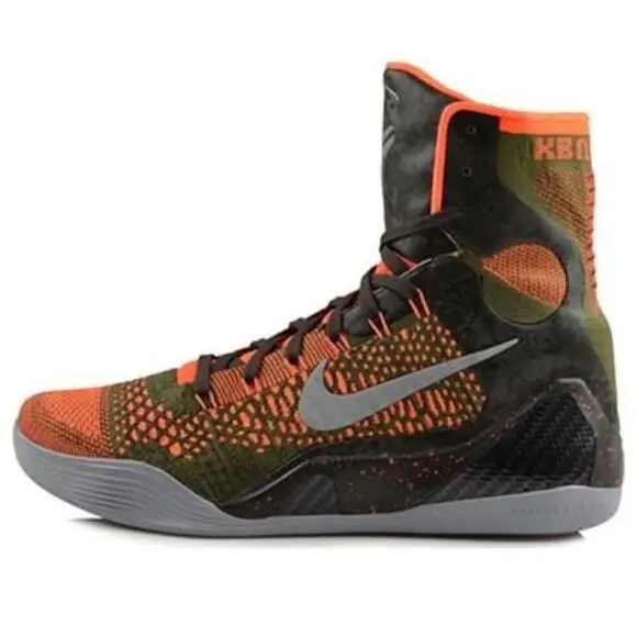 Nike Kobe 9 Elite 'strategy' High Top Sneakers - Red/green/dark Red