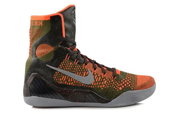 Nike Kobe 9 Elite 'strategy' High Top Sneakers - Red/green/dark Red
