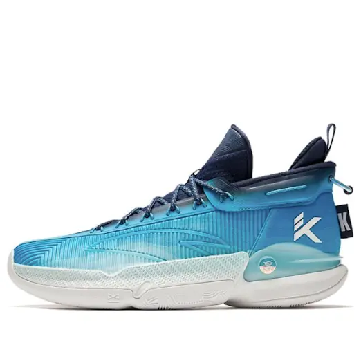 ANTA Kt9 Klay Thompson "water Rhyme" High-top Sneakers - Blue/light Blue