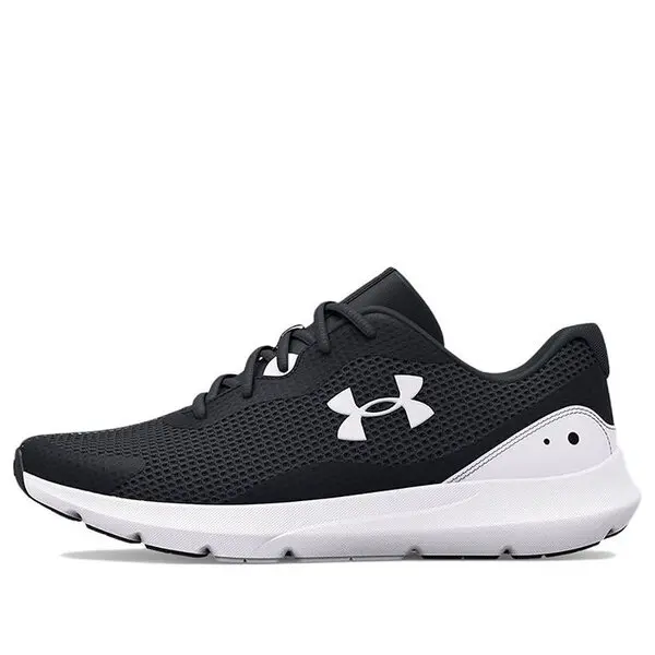 Under Armour Surge 3 Athletic Sneakers - Black/white