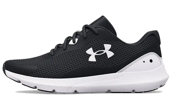 Under Armour Surge 3 Athletic Sneakers - Black/white