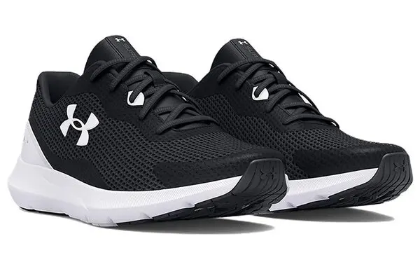 Under Armour Surge 3 Athletic Sneakers - Black/white