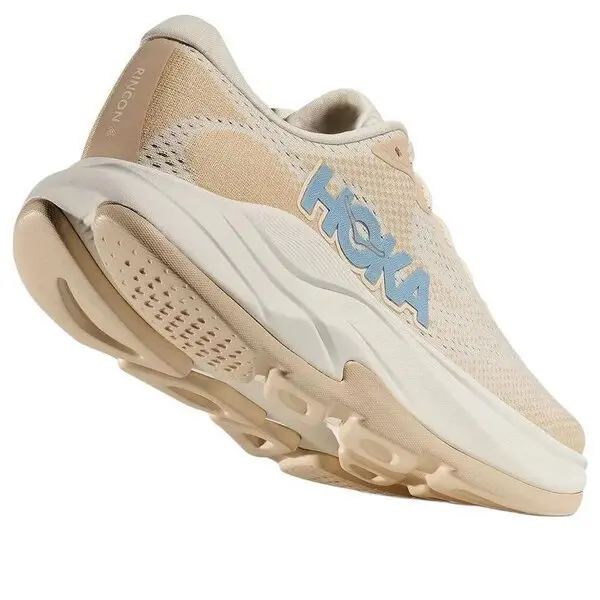 Hoka One One Rincon 4 Athletic Sneakers - Alabaster/oak
