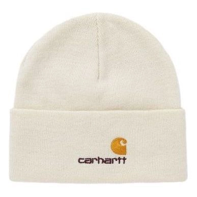 Carhartt Work In Progress American Script Beanie - White