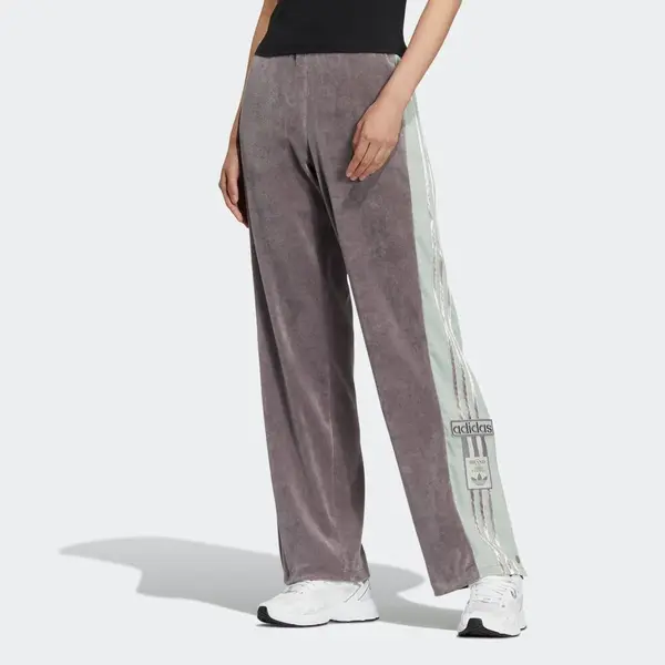 Adidas Adibreak Velour Track Pants - Brown