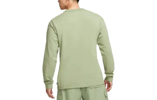 Nike Premium Essentials Long Sleeve Crewneck Tee - Green