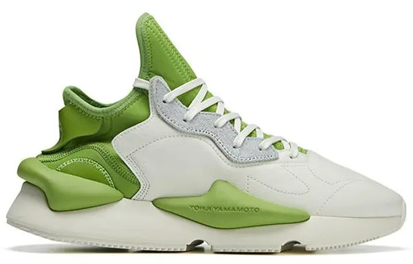 Adidas Y-3 Kaiwa Sneakers - White/green