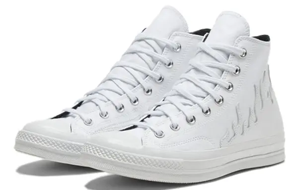 CONVERSE Chuck 70 High Top Sneakers With Flame Detailing