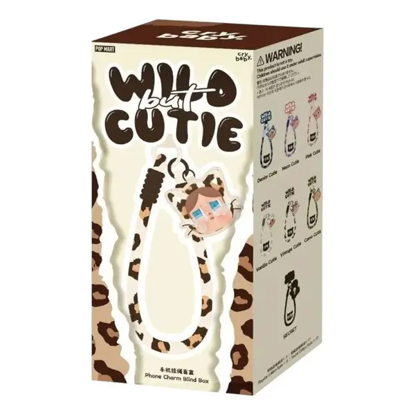 POP MART Crybaby Wild But Cutie Phone Charm Sealed Case - Multi-color