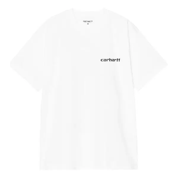 Carhartt Work In Progress Archive Script Short Sleeve T-shirt - White