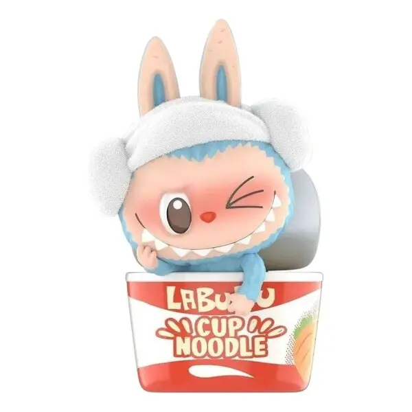 POP MART The Monsters Labubu Wacky Mart Figure "cup Noodles - Multi-color
