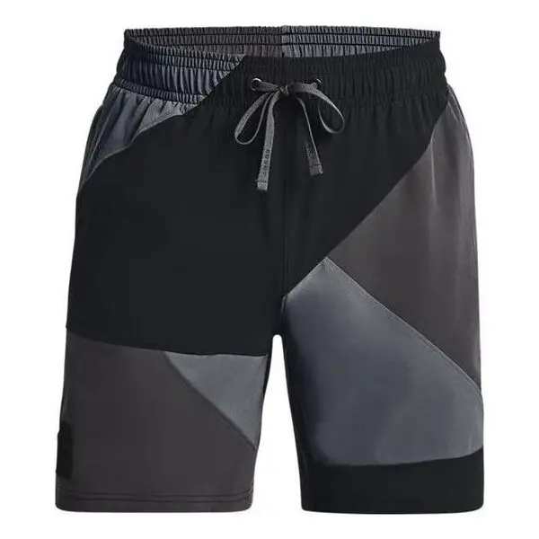 Under Armour Curry Woven 7 Inch Basketball Shorts - Black/grey