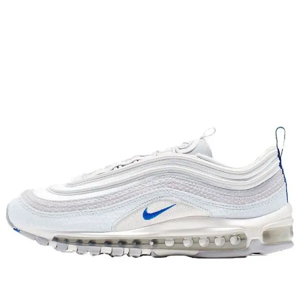 Nike Max 97 Premium "platinum Racer Blue" Sneakers - White/blue