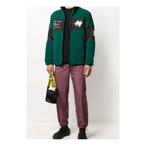 Off-White Printing Fleece Jacket