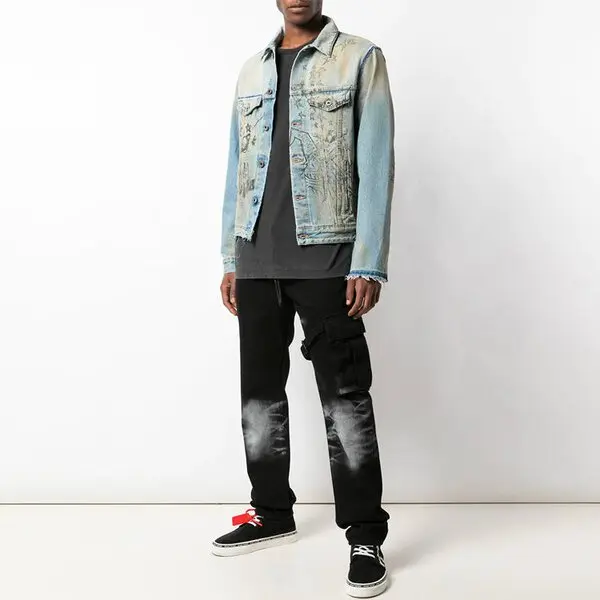 Off-White Graffiti Denim Jacket