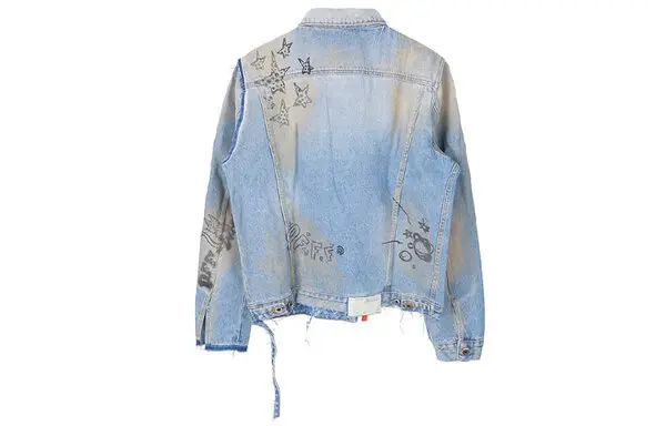 Off-White Graffiti Denim Jacket
