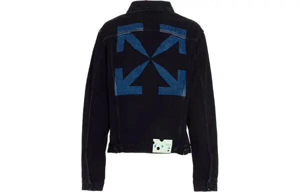 Off-White Fw20 Arrow Printed Denim Jacket