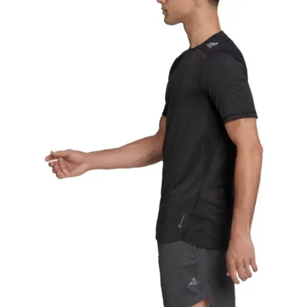 Adidas Short Sleeve T-shirt With Mesh Paneling