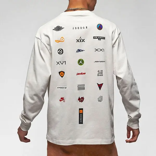 JORDAN Long Sleeve Crewneck T-shirt