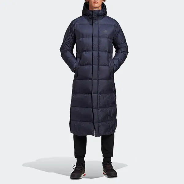 Adidas Down Hooded Long Jacket