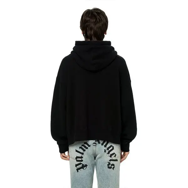 Palm Angels Kill The Bear Popover Hoodie - Black