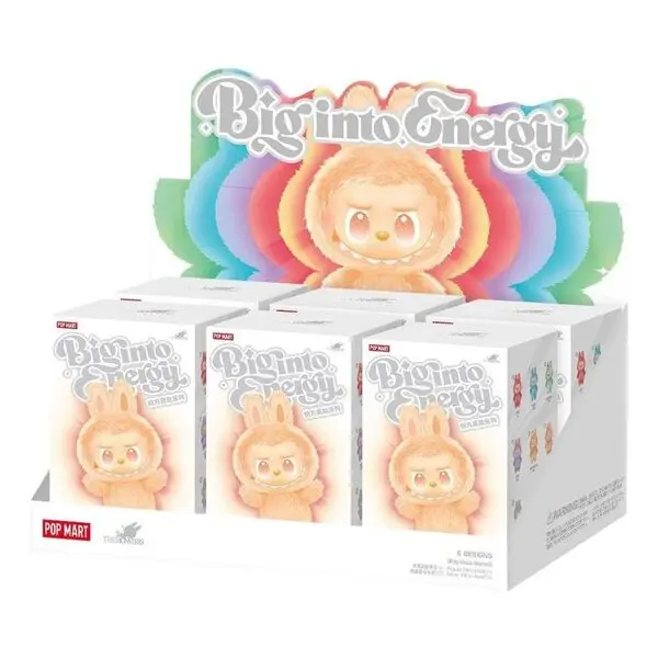 POP MART The Monsters Labubu 3.0 Big Into Energy Pendant Sealed Case - Multi-color