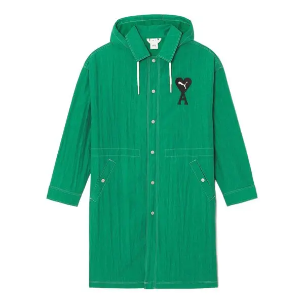 PUMA X Ami Light Nylon Jacket - Green