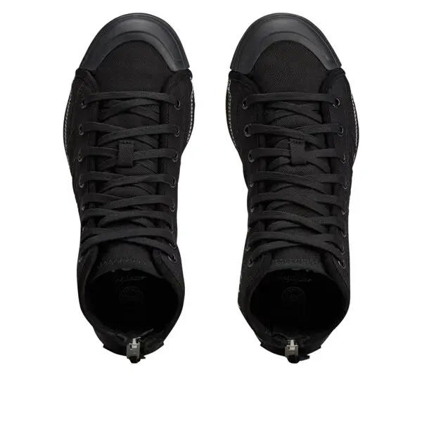 Adidas Y-3 Nizza Hi Lace Up Zip Up Sneakers - Black