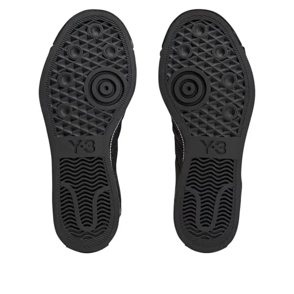 Adidas Y-3 Nizza Hi Lace Up Zip Up Sneakers - Black