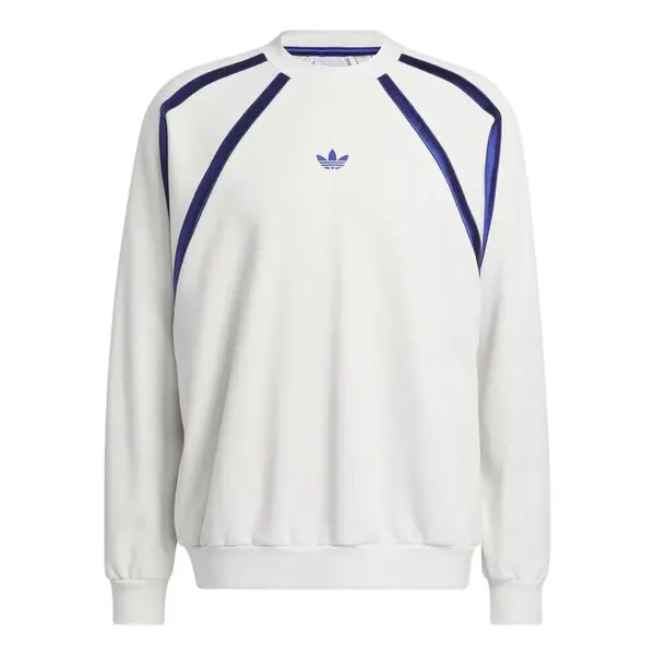 Adidas Originals Crewneck Sweater - White/purple