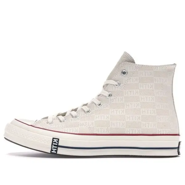 CONVERSE Kith X Chuck 70 Hi Monogram Sneakers - White