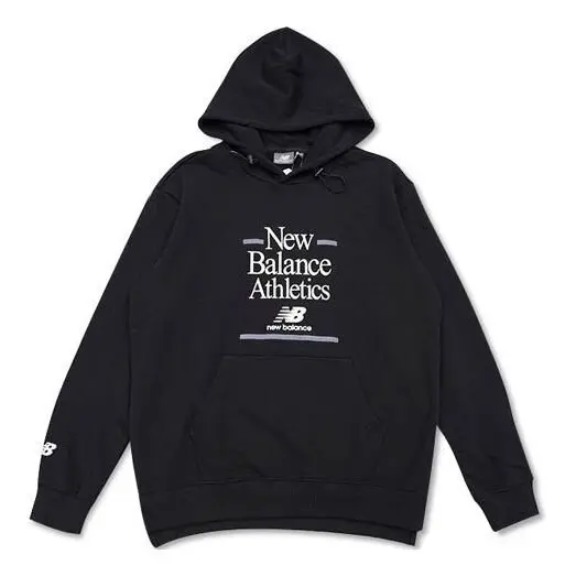 NEW BALANCE Athletics Round Neck Knit Pullover Sweater - Black