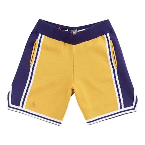 Mitchell & Ness X Nba X Clot Knit Shorts - Yellow