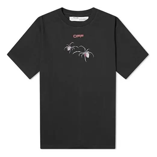 Off-White Arachno Arrow Short-sleeve T-shirt 'black/bordeau - Black Red