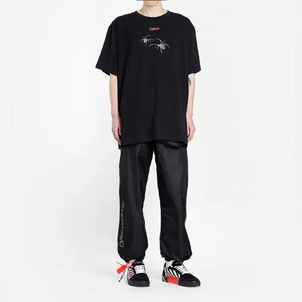 Off-White Arachno Arrow Short-sleeve T-shirt 'black/bordeau - Black Red
