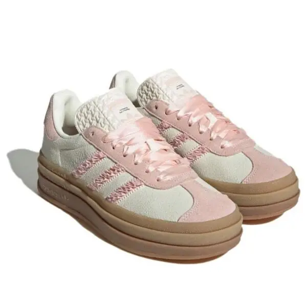 Adidas Gazelle Bold Ruffle Sneakers - Sandy Pink