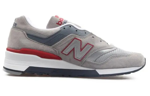 NEW BALANCE 997 Made In Usa Sneakers - Grey/red