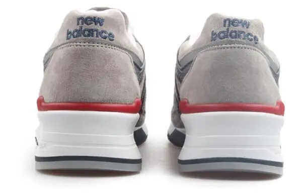 NEW BALANCE 997 Made In Usa Sneakers - Grey/red